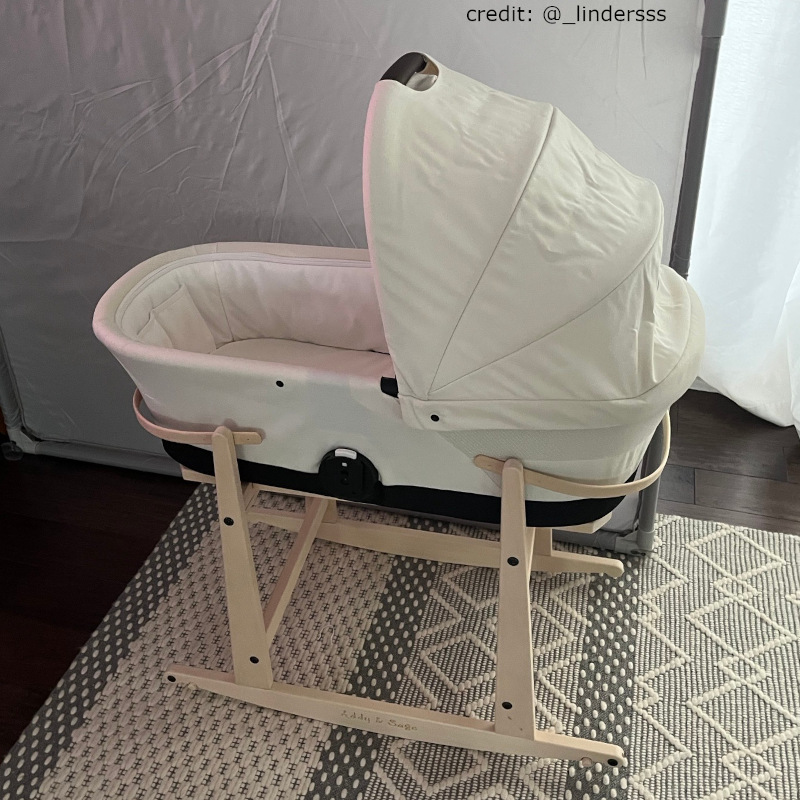 Addy & Sage Natural Rocking Stand for Cybex Carry Cots | American Eco ...